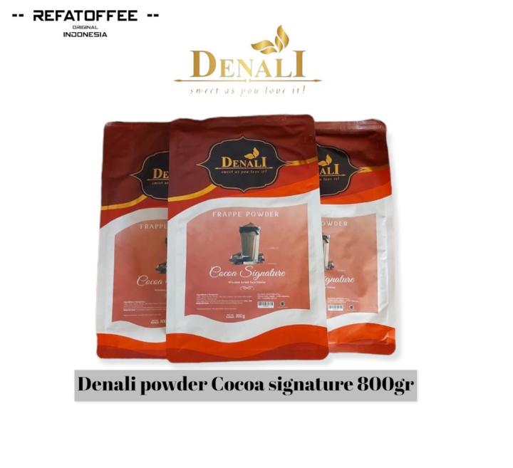 Denali Powder Cocoa Signature 800gr COD Grab Gojek | Lazada Indonesia