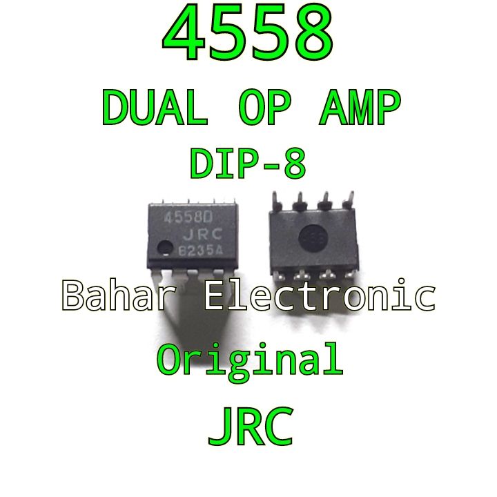 IC 4558 NJM4558D DIP-8 Original JRC | Lazada Indonesia