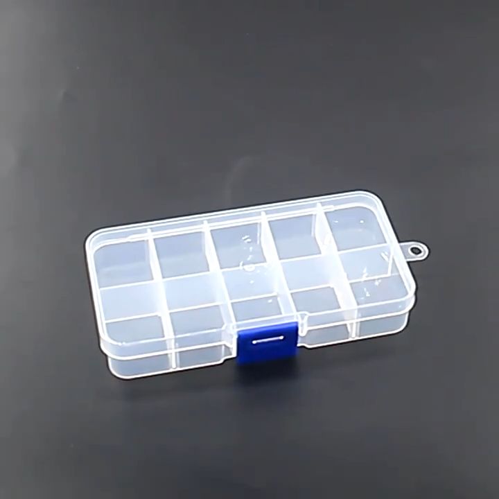 Hộp nhựa nhiều ngăn có nắp, hộp đựng linh kiện, trang sức, thuốc viên ...