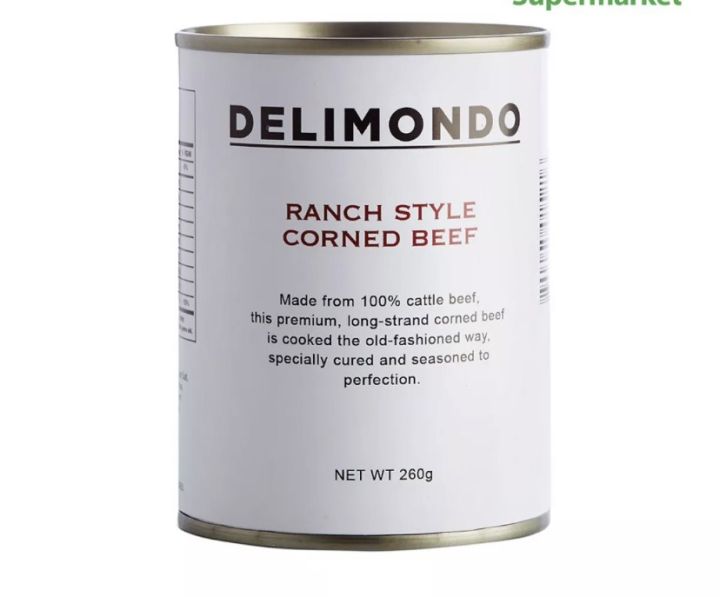 Delimondo Cornedbeef 260g- Ranch Style-Philippines product | Lazada