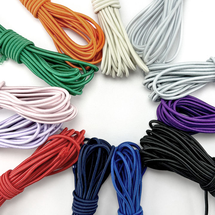 5M/10M round elastic band rubber suture rope DIY sewing clothing ...