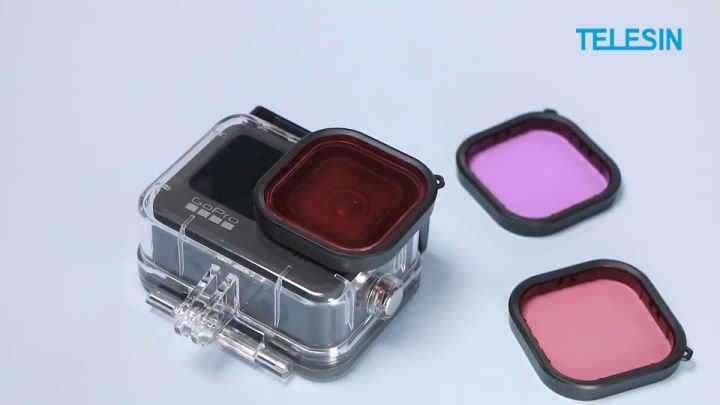 TELESIN 45M Waterproof Case Protection Underwater Dive Housing Shell ...