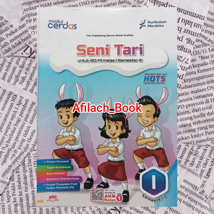 Lks CERDAS Modul Seni Tari Kelas 1 SD Semester 2 Kurikulum Merdeka Penerbit PT Warna Mukti ...