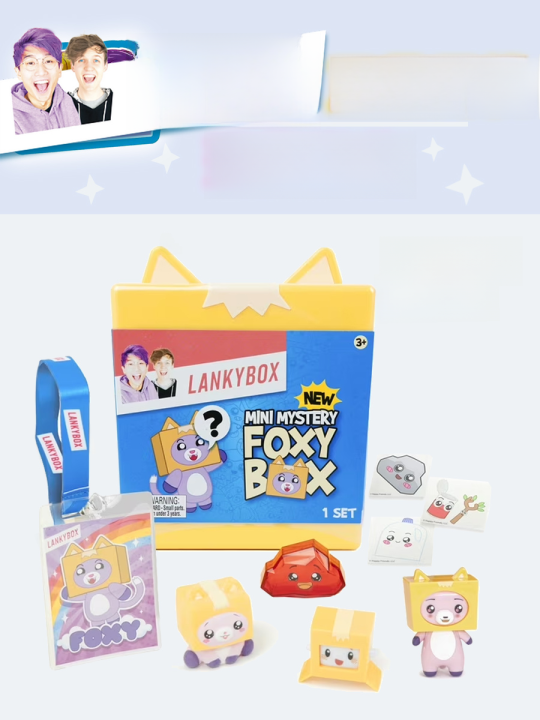 Lankybox นุ่ม Rubber Mystery Large Box Game Set Blind Box กล่องกระดาษ ...