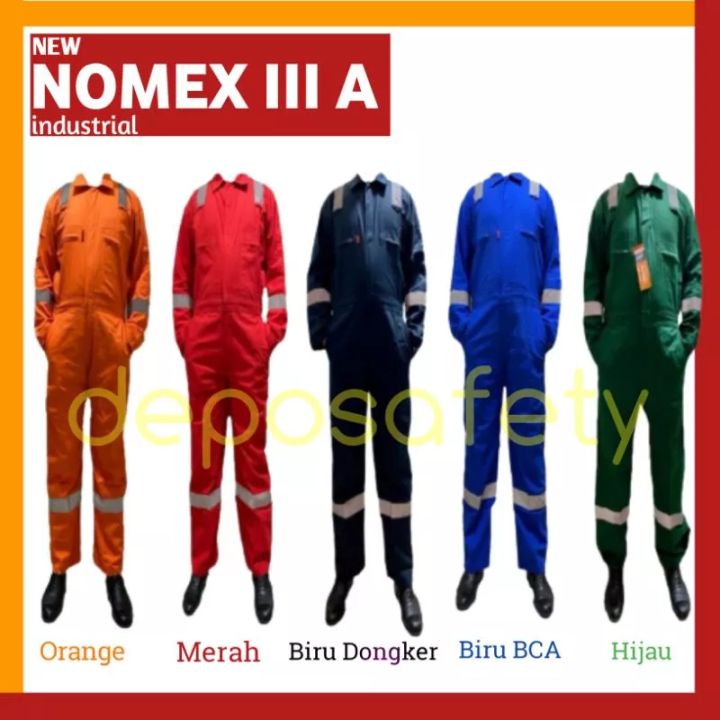 Nomex IIIA Baju Anti Percikan Api - Wearpack Nomex Coverall | Lazada ...