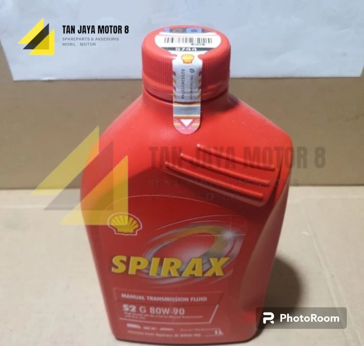 OLI VERSENELENG/TRANSMISI SHELL SPIRAX S2 G 80W-90 NETTO 1 LITER ...
