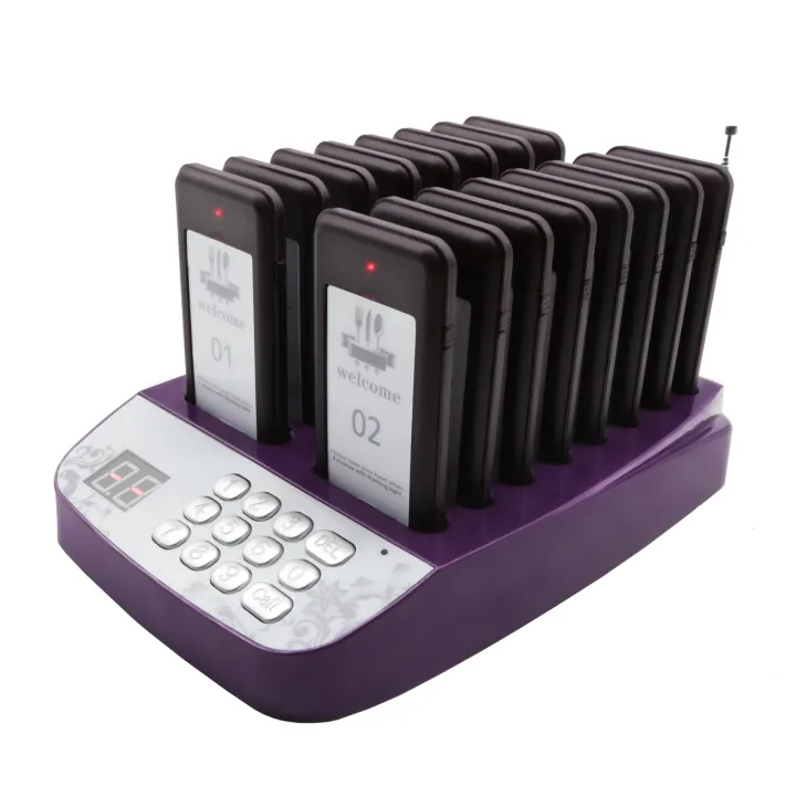 DAYTECH Queue Calling System Wireless Restaurant Calling System Table ...