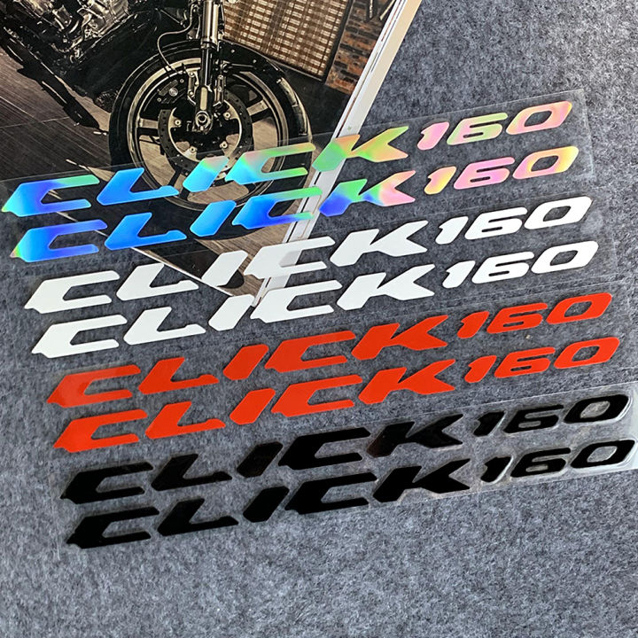 Honda Motorcycle Reflective Sticker CLICK 160 Fuel Tank Logo Decal Body ...