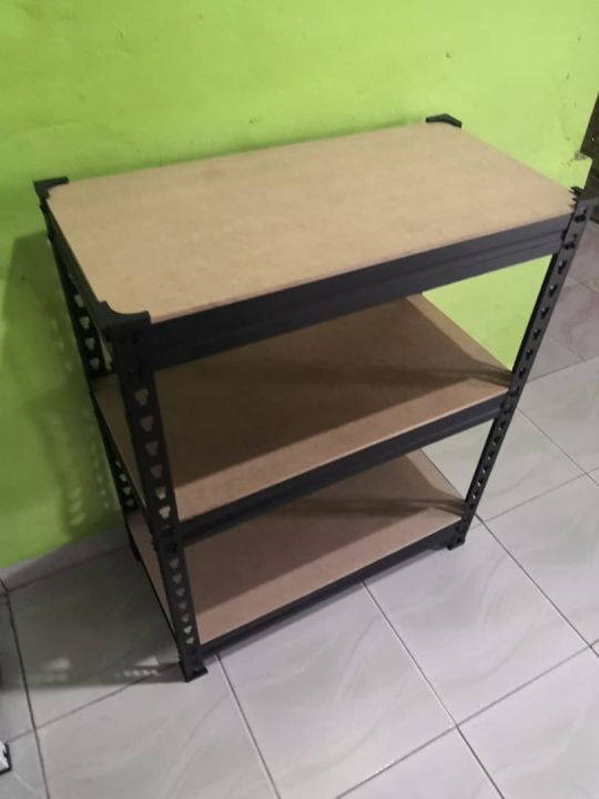 Boltless Rack/Rak 3 Tingkat/Table Rack/Rak meja/Rak Barang Multipurpose ...