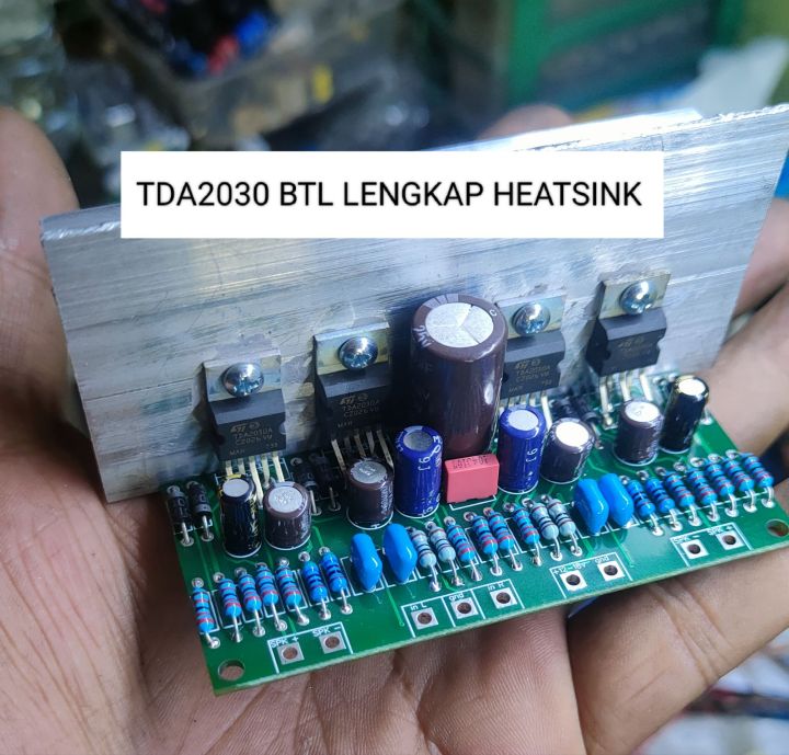 TDA2030 TDA2050 LM1875 BTL setereo lengkap Heatsink | Lazada Indonesia