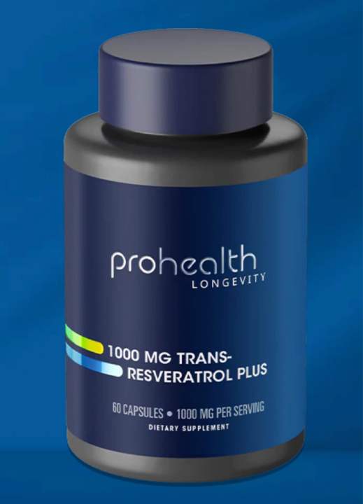 Exp: 06/26 * ProHealth Longevity 1000 mg Trans Resveratrol Plus 420 mg ...