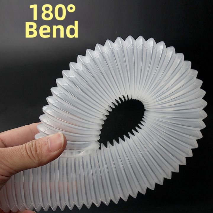 Transparent PVC Plastic Wavy Pipe Thin Nylon Threaded Tube for ...