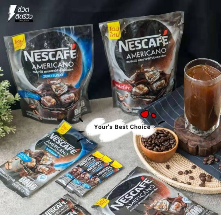 Thailand Nescafe Americano Original/Zero Sugar | Lazada