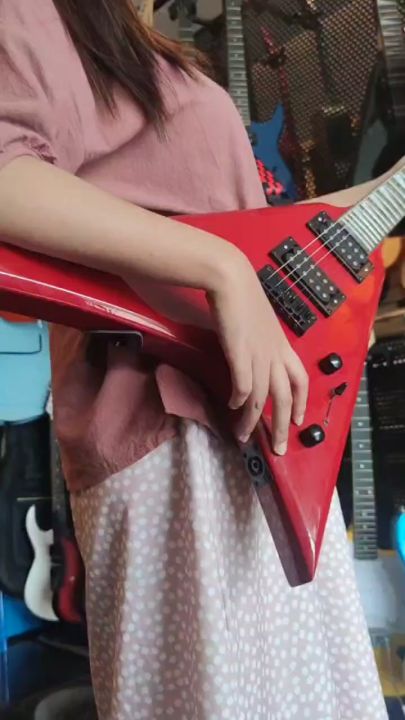 Rcstromm Flying V Shape Electric Guitar Combo Set King V Series | Lazada