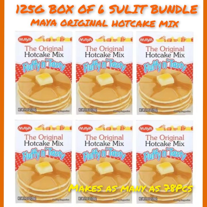 MAYA ORIGINAL HOTCAKE MIX BUNDLE OF 6Box 125G | Lazada PH