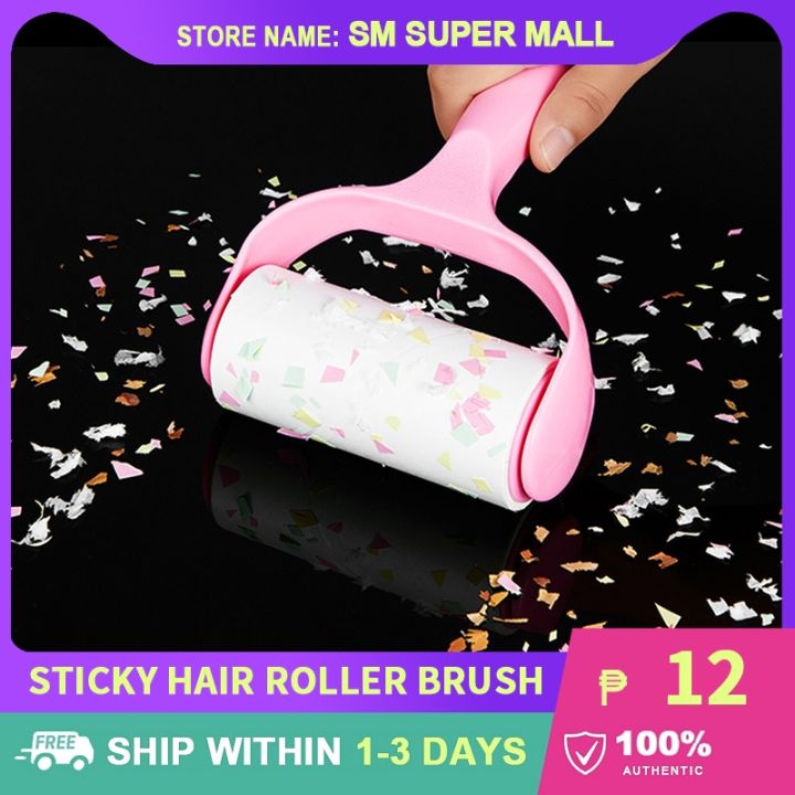 【Utility】Creative Sticky Hair Roller Brushes with Refill Paper Tearable ...