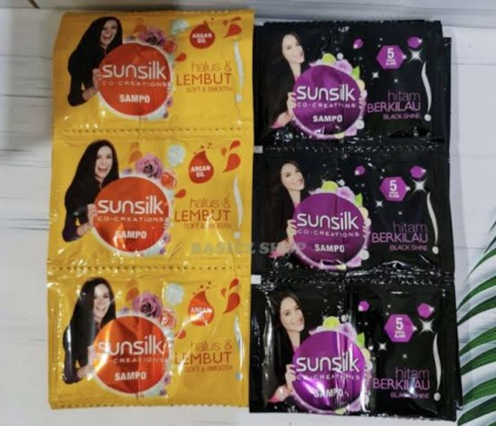 Shampoo Sunsilk Renceng / SUNSILK Shampoo Renteng 12 sachet (24pcs ...