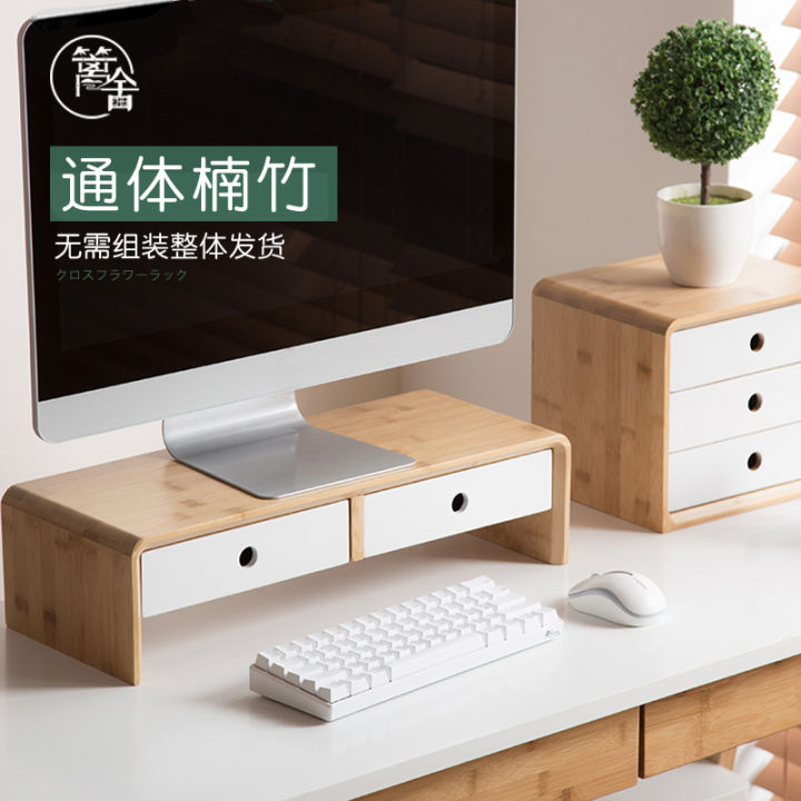 Desktop Computer Monitor Screen Raised Screen Base Office Desk Surface ...