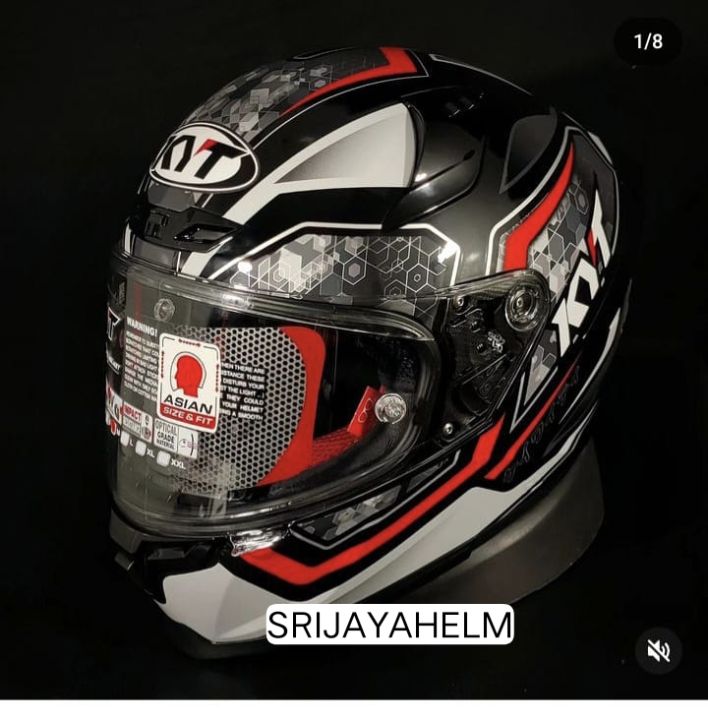 HELM KYT STRIKER PULL MOTIP MODEL TT COURSE | Lazada Indonesia