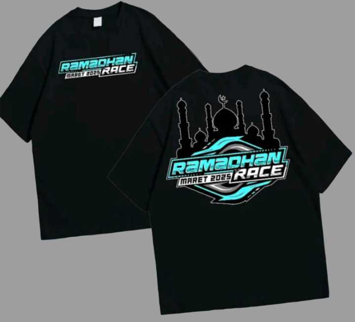 KAOS RAMADHAN RACE MARET 2025 DTF BIRU | Lazada Indonesia