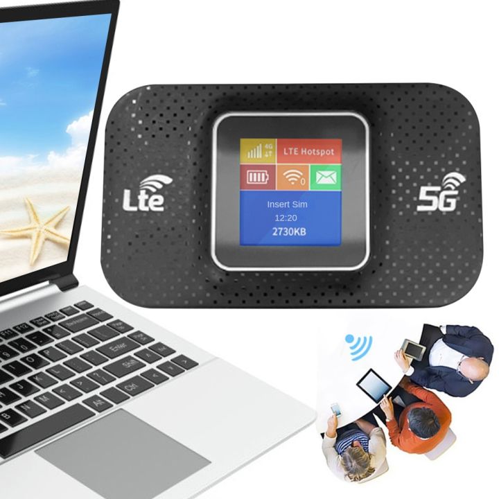 4G Lte WIFI Router Sim Card Slot Wireless Portable Router 3650mAh ...