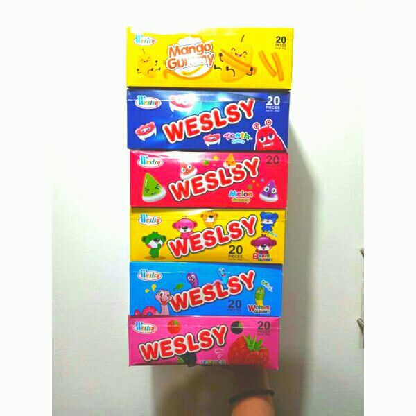 Weslsy Gummies 30/20 packs per/box Lootbag Filler, Paninda, Party ...