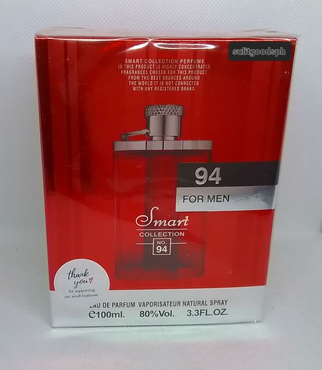 SMART COLLECTION PERFUME NO. 94 FOR MEN 100 ML EDP | Lazada PH