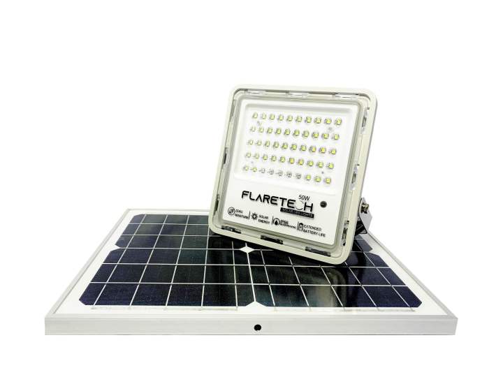 FLARETECH SOLAR FLOOD LIGHT PX SERIES 50W DAYLIGHT | Lazada PH