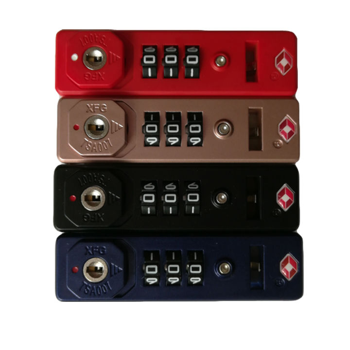 Xfg TSA Lock Tsa007 Luggage Password Lock Aluminum Frame Suitcase ...