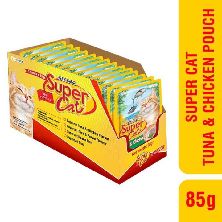 Super Cat Adult Pouch 85gr 12pcs | Lazada Indonesia