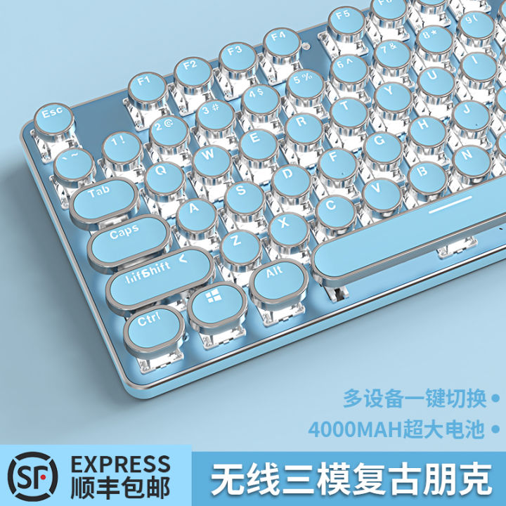 Pioneer Tk950 Wireless Bluetooth Three-Model Mechanical Keyboard Retro ...