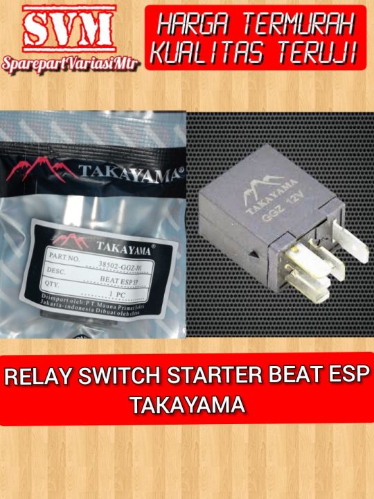 RELAY BENDIK SWITCH STARTER BEAT ESP TAKAYAMA | Lazada Indonesia