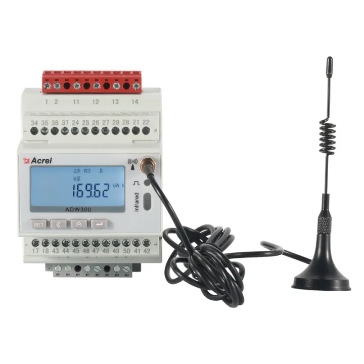 Acrel 3 Phase Wireless Measurement Power Meter ADW300-WF WIFI ...