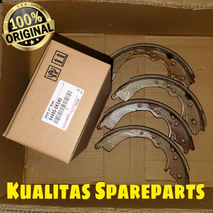 Brake Shoe Kampas Rem Belakang Toyota Innova 1 Set Asli Original ...