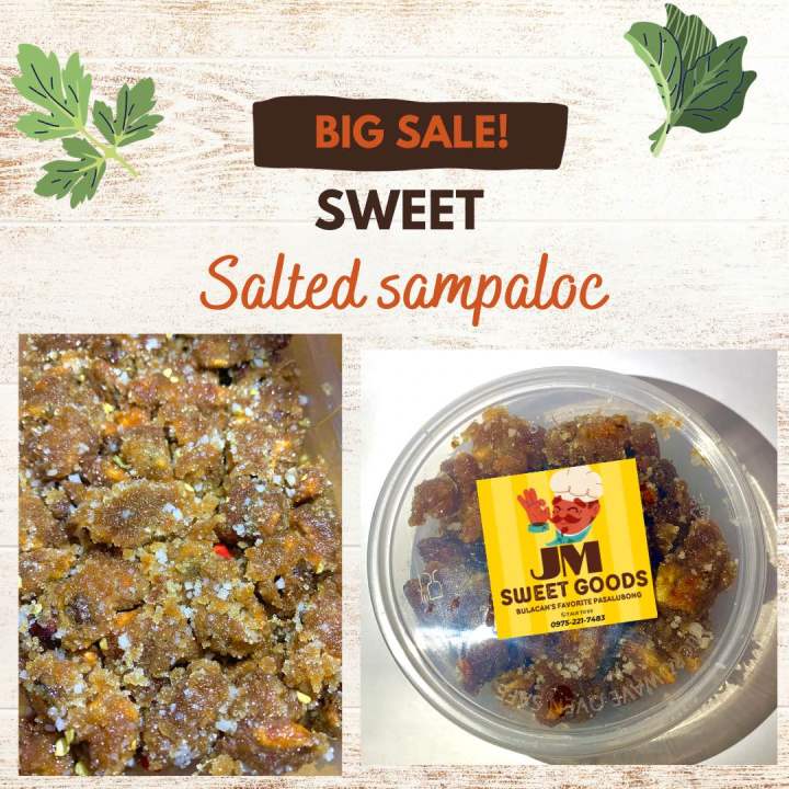 Sweet and sour Spicy Salted Sampaloc Candy (250ml tub) [The original ...
