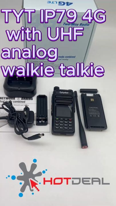 TYT IP79 4G with UHF analog walkie talkie | Lazada