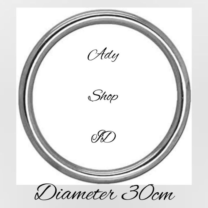 Ring gelang donat stainless ukuran diameter 30cm ukuran pipa 1 in ...
