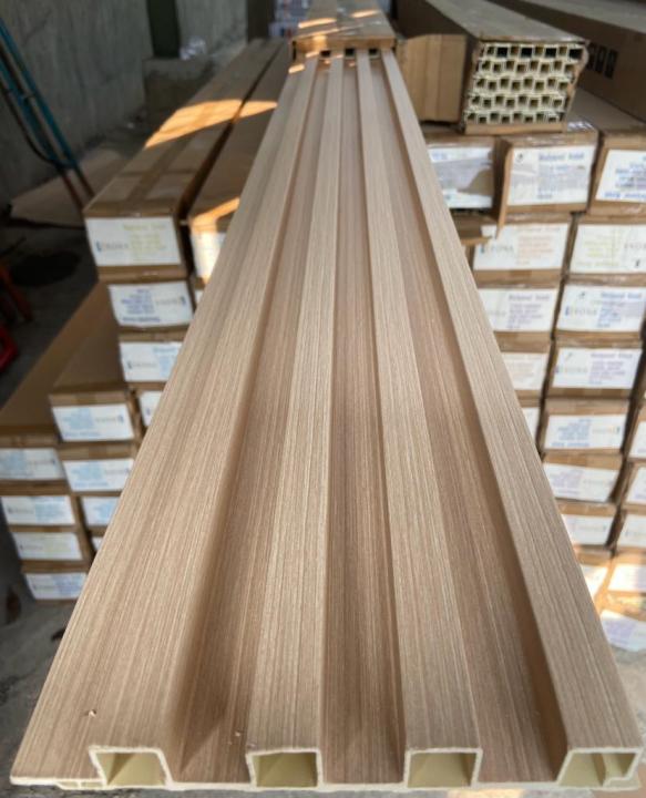 wpc wall panel pvc partisi dinding indor dan outdor | Lazada Indonesia