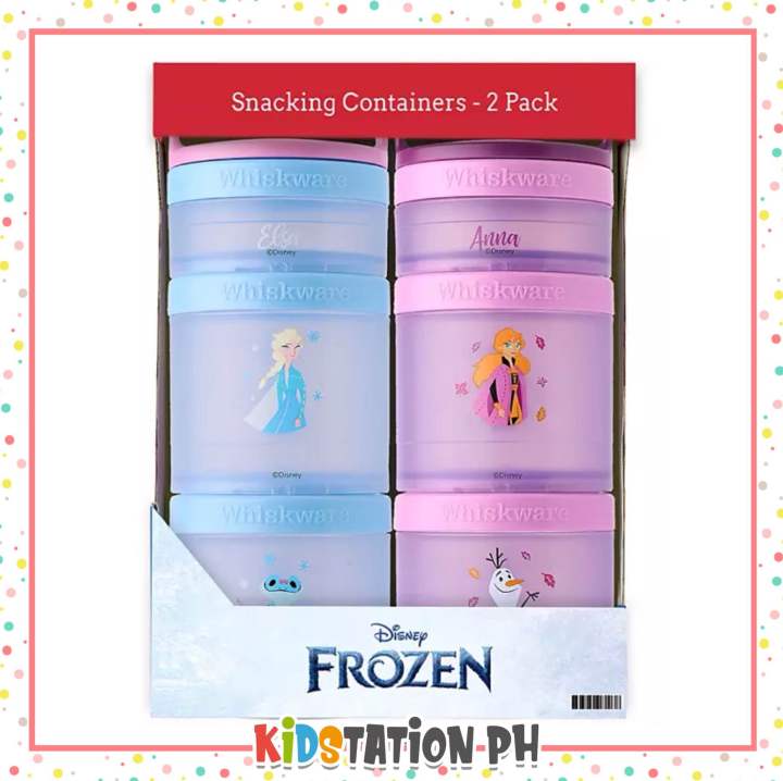 Whiskware Disney Frozen Combo Snack Containers 2PK - Anna & Elsa ...
