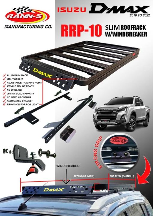 SLIM ROOF RACK ISUZU DMAX 2016-2022 | Lazada PH