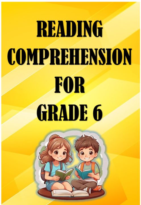 Reading Comprehension for Grade 6 (46 pages) bookbinded | Lazada PH