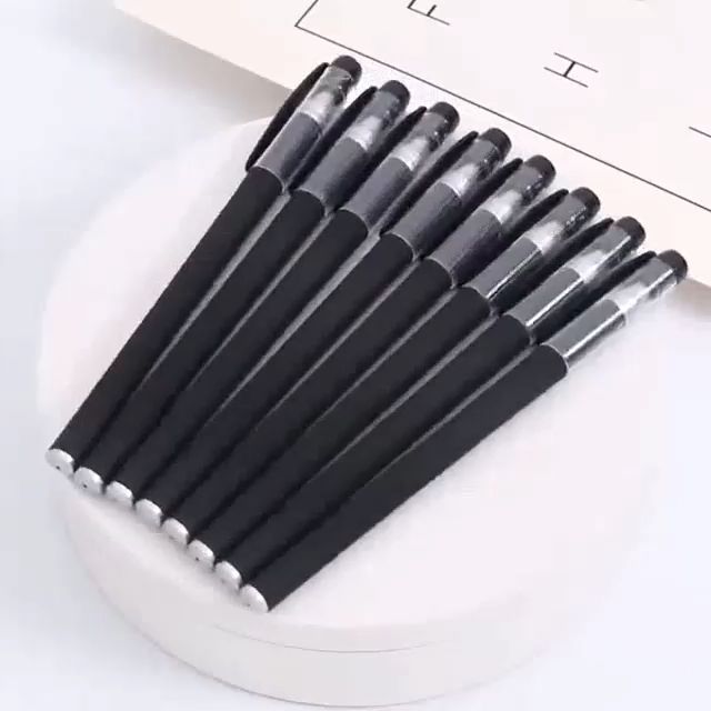 10 pcs ballpen set gel pen Neutral ink black red blue color 0.5 mm ball ...