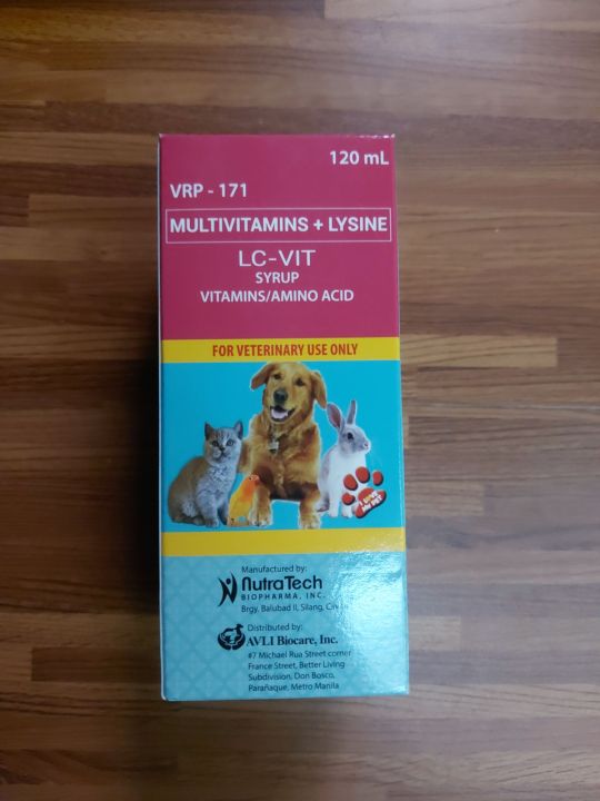 LC Vit 120ml for Cats and Dogs Multivitamins + Lysine | Lazada PH