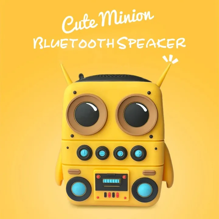 📻【Readystock】 + FREE Shipping 📻 Portable Home Cute Minion Shape Speaker ...