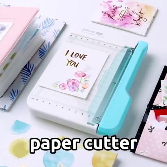 Mini Guillotine Paper Cutter Trimmer Portable 4x6 inches Manual Cutter ...