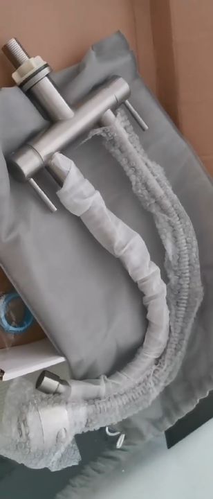 Stainless Steel 304 Faucet Kitchen Double Post Mounted Sink Faucet ...