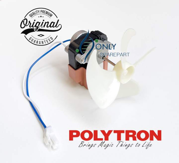 Motor Fan Kulkas Polytron 2 Pintu + Baling / Fan Motor Kipas Kulkas ...
