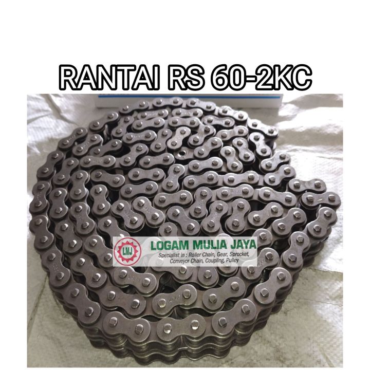 ROLLER CHAIN RS 60 DOUBLE RS 60 X 2R RS-60 RS60-2 RS 60-2R RANTAI ...