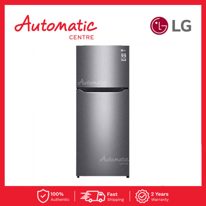 LG GR-B202SQBB 7.2 cu.ft Top Mount Refrigerator No Frost Smart Inverter ...