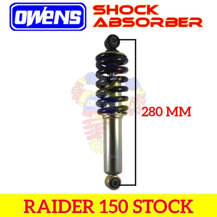 RAIDER 150 shock absorber stock size owens | Lazada PH